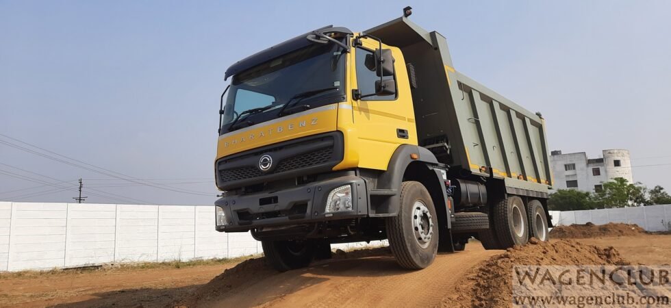 Bharatbenz 2823C 6x4 Construction Tipper - Test Drive Report | WagenClub