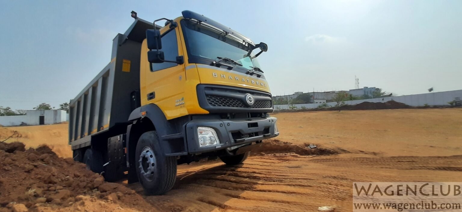 Bharatbenz 2823C 6x4 Construction Tipper - Test Drive Report | WagenClub