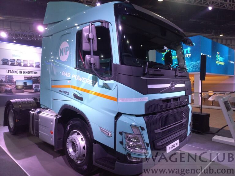 Volvo FM420 LNG 4x2: Gas Power entering India | Auto Expo 2023 | WagenClub