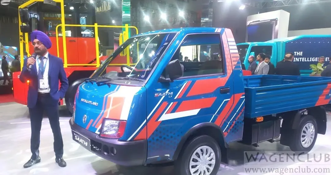Ashok Leyland SAATHI: Entry-level mini-truck for last-mile | Auto Expo ...
